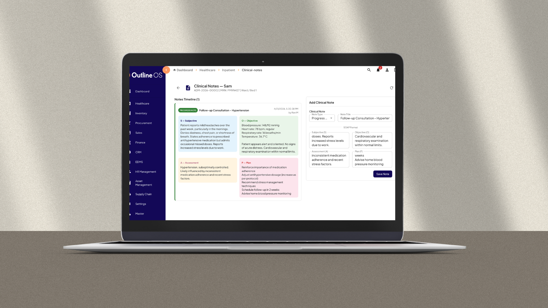 Outline Healthcare — One System for Your Entire Operation